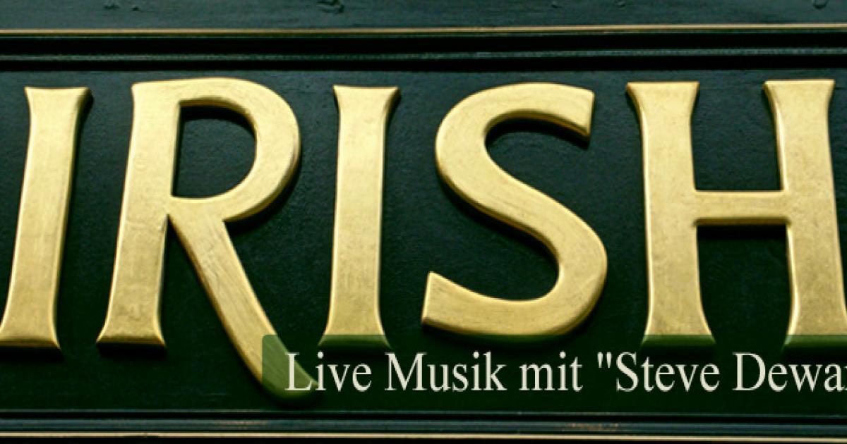 deinOyten.de - Live Musik im Irish Pub Oyten mit Steve Dewar ...